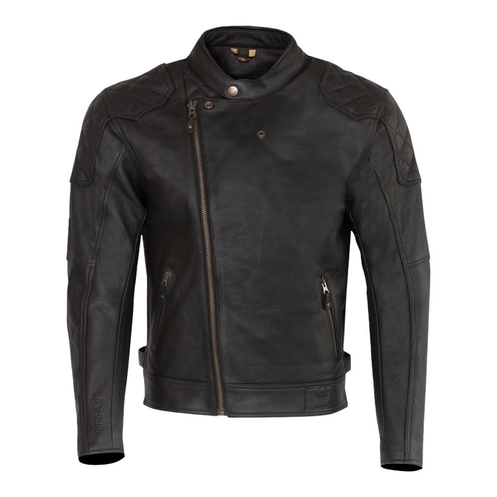 Merlin Chester Cafe D30 Leather Jacket Black – Tuggeranong Motorcycle ...