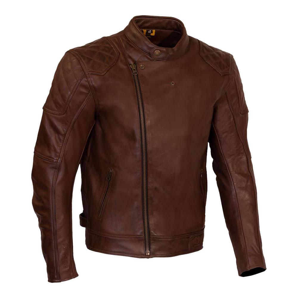 Merlin Chester Cafe D30 Leather Jacket Brown – Tuggeranong Motorcycle ...