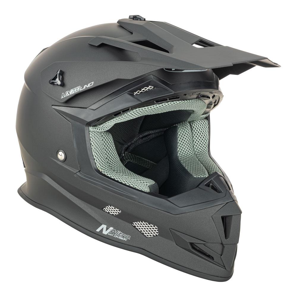 Nitro MX700 Youth Satin Black – Tuggeranong Motorcycle Centre